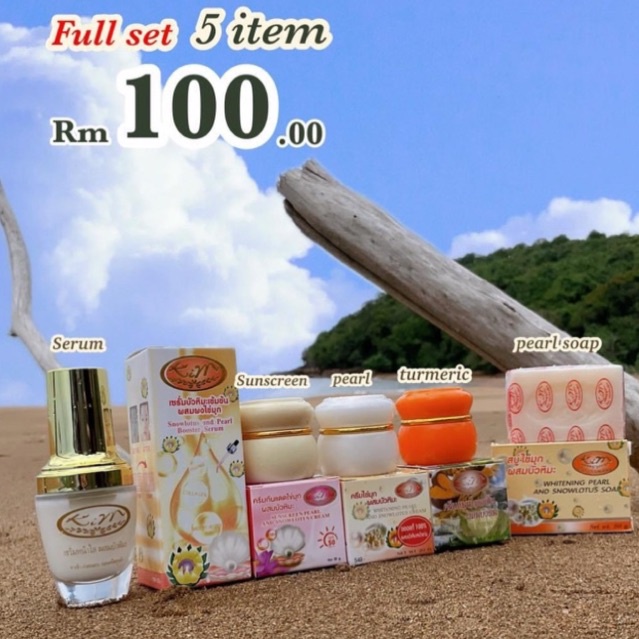 SET CREAM KIM/PEARL&TURMERIC CREAM KIM/CREAM MUTIARA | Shopee Malaysia