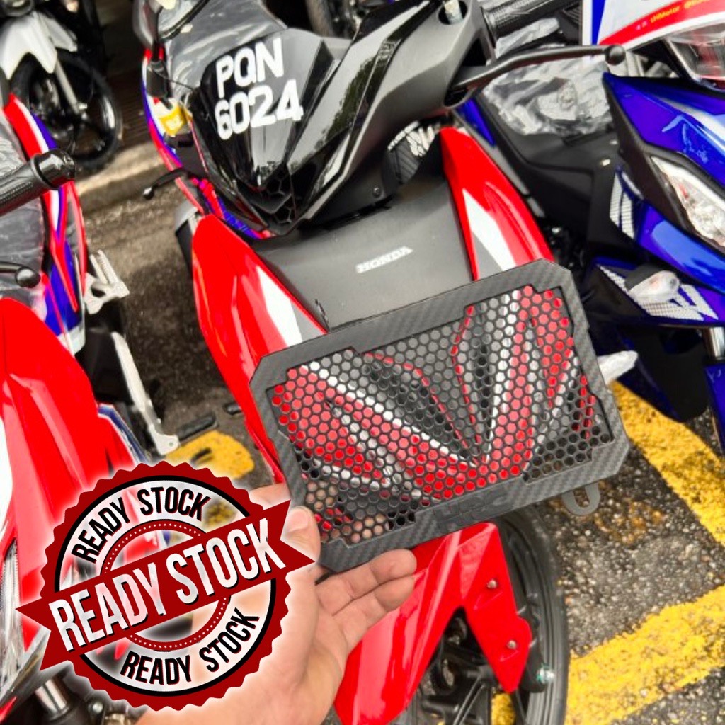 RSX150 RS150 V1 V2 Radiator Coolant Net Cover Carbon HRC Logo RSX150 ...