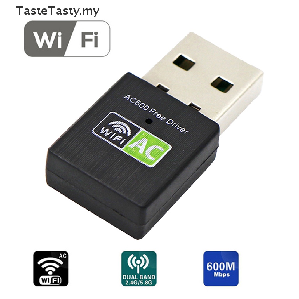TasteTasty Free Driver USB Wifi Adapter 600Mbps Wi fi Adapter 5ghz ...