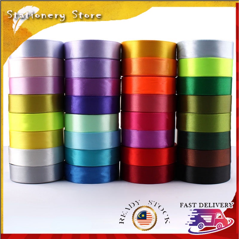 25yrd Roll 254cm 1 Satin Ribbon Riben Reben Ribben Satin Organza T Flower Bouquet