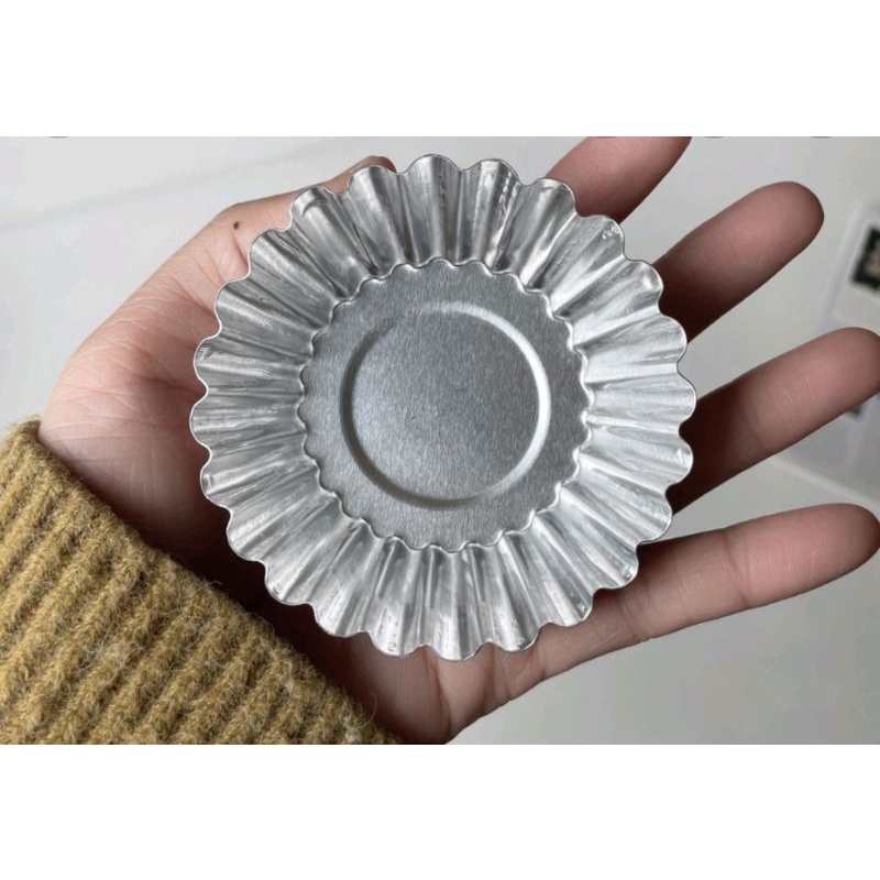 Aluminium Alloy Shell Acuan Tart Bunga Egg Cheese Mould Telur ...