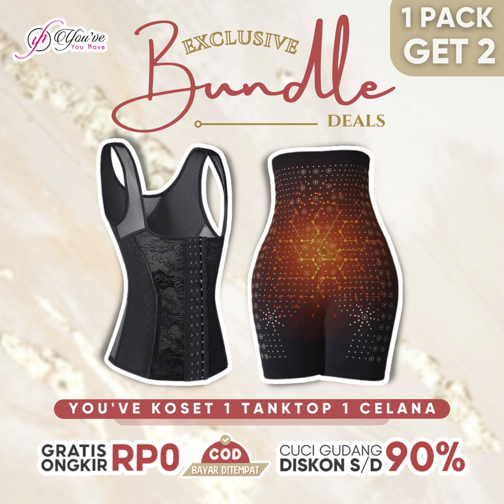 Youhave EXCLUSIVE Bundle Package 2 IN 1 PACK Corset Tanktop LongBra ...