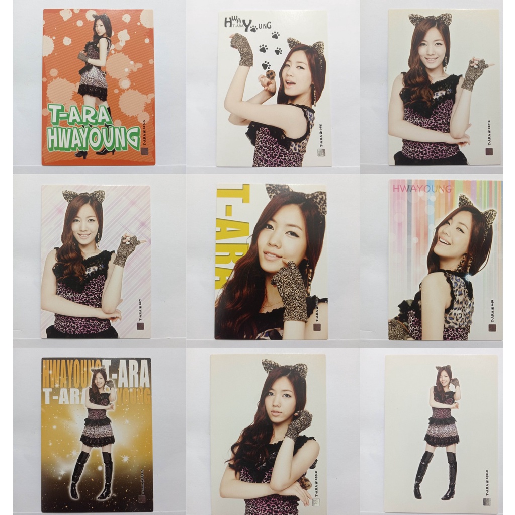 OFFICIAL STAR COLLECTION CARD T-ARA HWAYOUNG BUNNY PHOTOCARD TARA ...