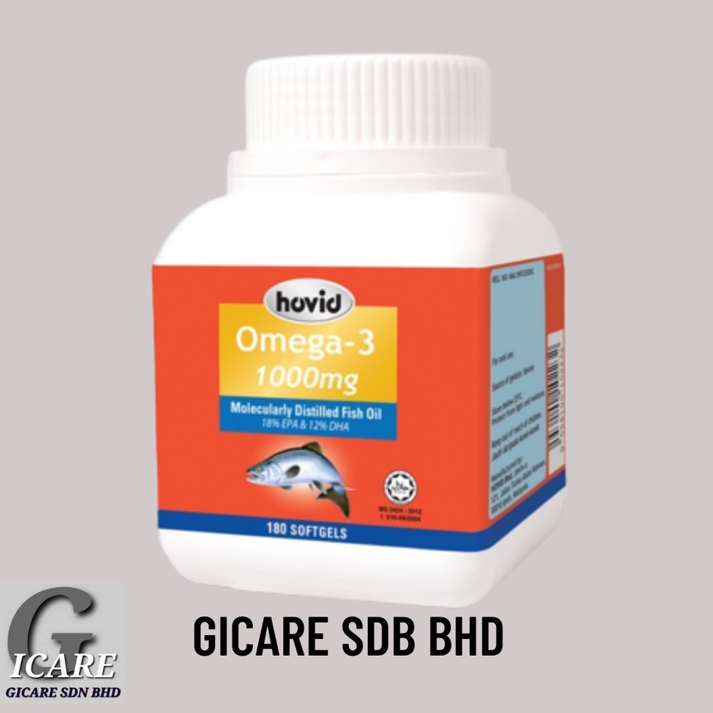 HOVID OMEGA-3 1000MG 180'S | Shopee Malaysia