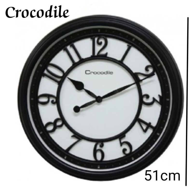 Crocodile 50.8 x 7.4cm depth country vintage Retro Classic Quartz ...
