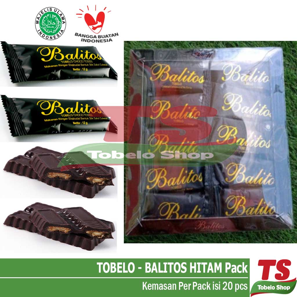 HITAM Tobelo BALITOS BLACK (PACK) / TOBELO BALITOS / CHOCOLATE TOBELO / CHOCOLATE BALITOS ...