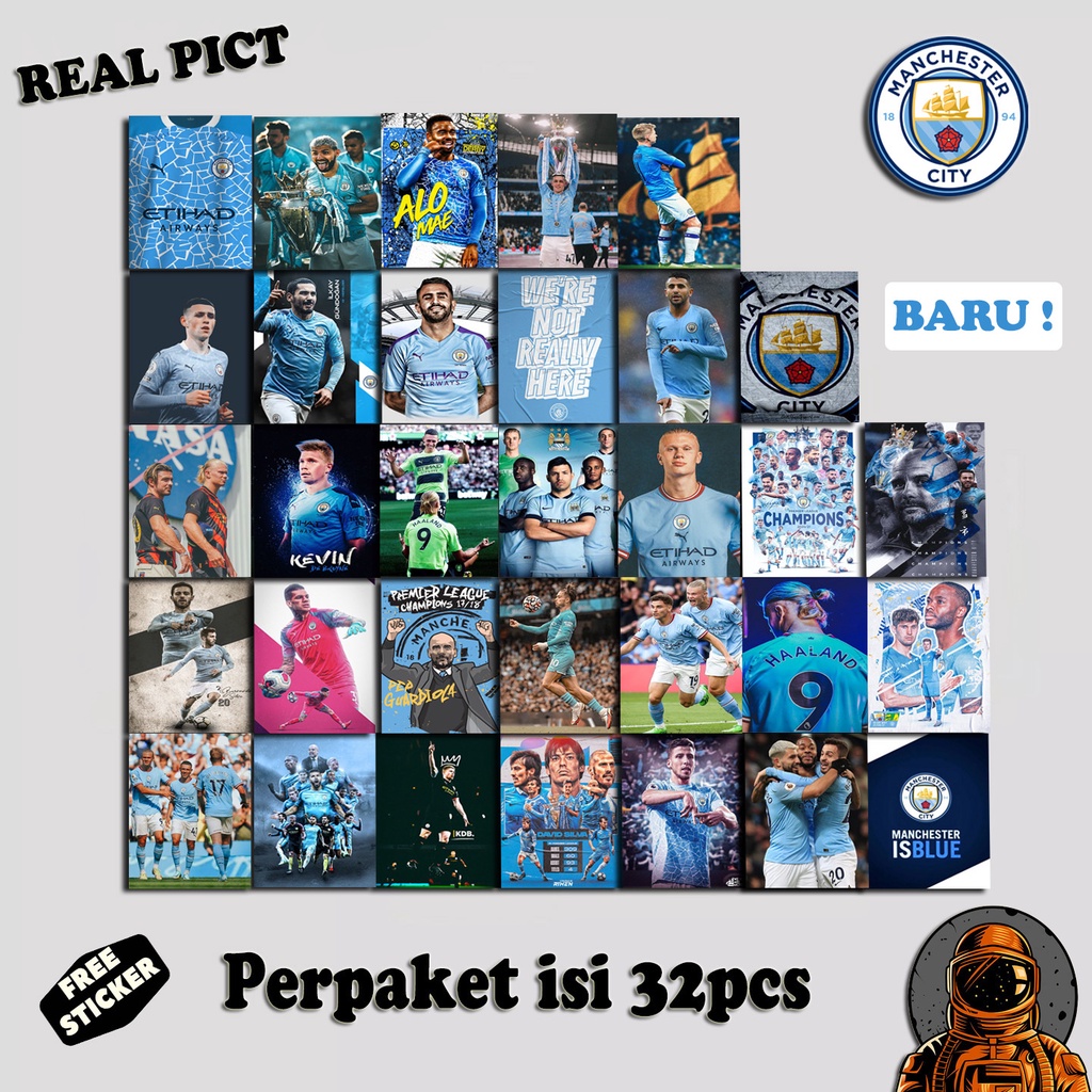 HIASAN DINDING Poster FOOTBALL EPL /ARSENAL/ MANCHESTER CITY/ TOTTENHAM ...