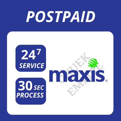 Maxis Postpaid Bill Payment RM 10 ~ RM 300 | Shopee Malaysia