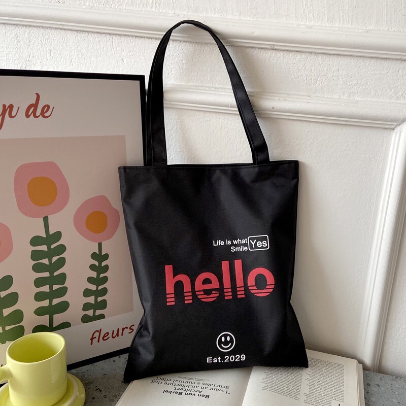 Student Tuition Bag Tote Bag With Zip Canvas Beg Tuisyen Galas Tepi ...
