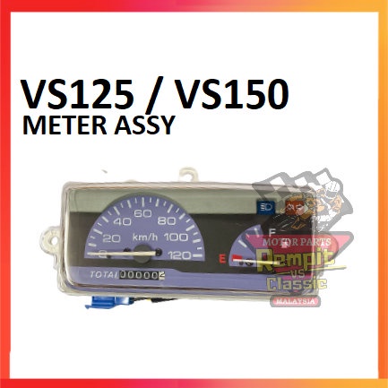 REMPIT Suzuki VS125 METER ASSY VS150 SPEEDO METER COMPLETE SET ...