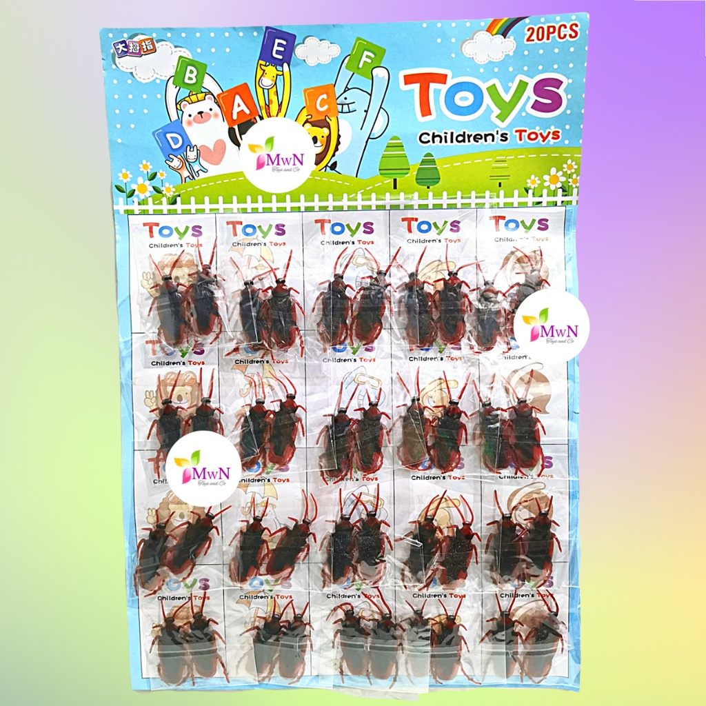 Mwn Plastic Cockroach toys Mischievous toys / Fake Cockroach Prank toys ...
