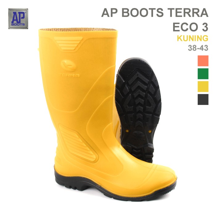 Ap BOOTS TERRA ECO 3 Yellow - PVC BOOTS | Shopee Malaysia