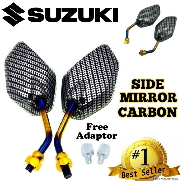 SUZUKI Raider J crossover 2TONE MINI SIDE MIRROR CLEAR QUALITY SHORT ...