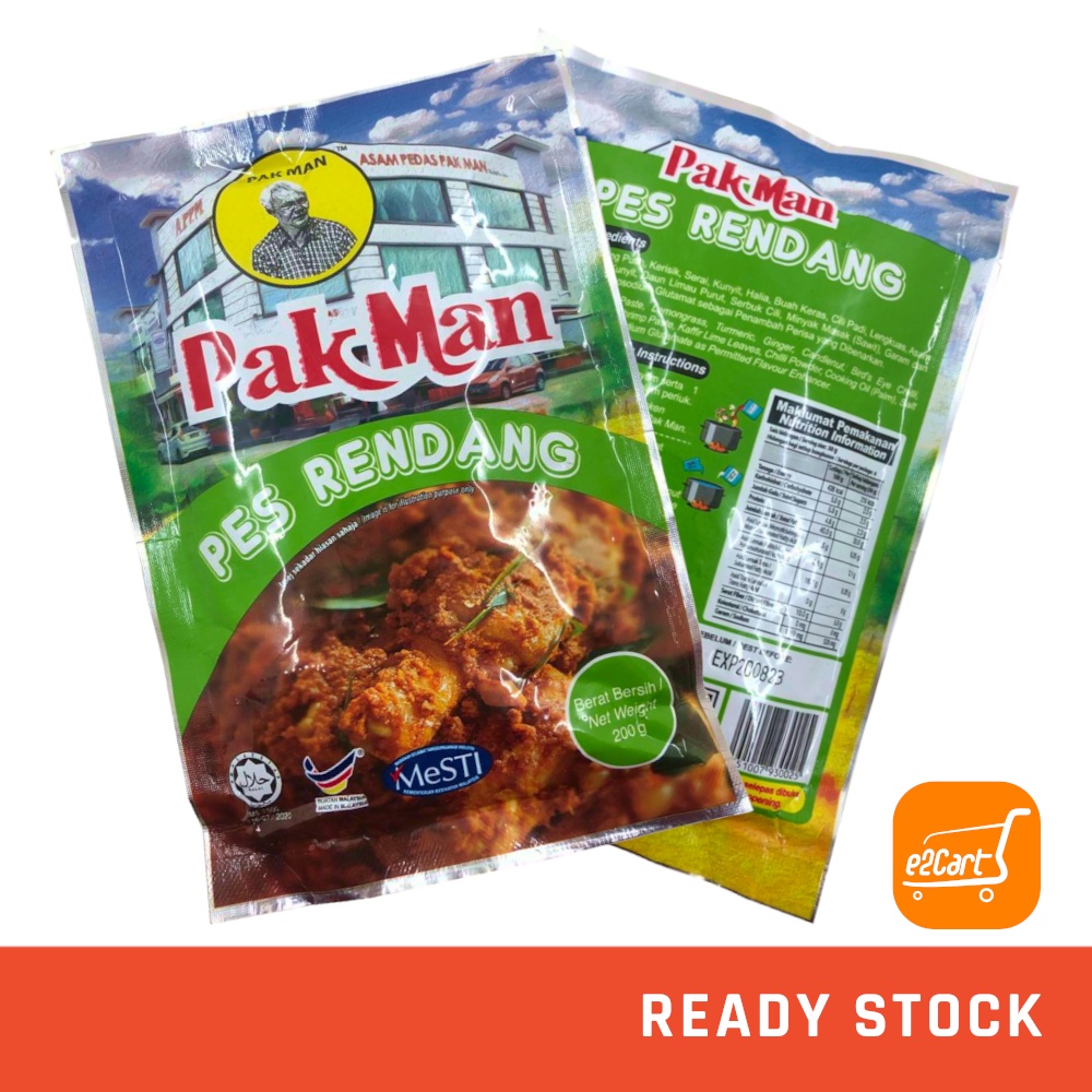 Pes Rendang Pak Man Melaka Mudah dan Cepat 100 % Asli The Best In Town ...