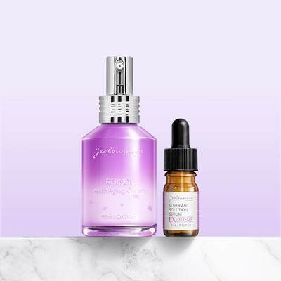 【BUY 1 FREE ABC精华】Jealousness婕洛妮絲鳶尾花A醇緊緻精華乳+超能ABC音波精華 Retinol Anti-Aging Cream 60ml+Super ABC ...