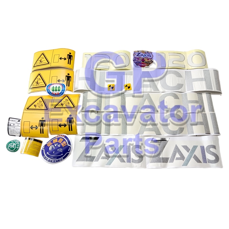 ZAXIS ZX120-1 HITACHI HYDRAULIC EXCAVATOR STICKER SET | Shopee Malaysia