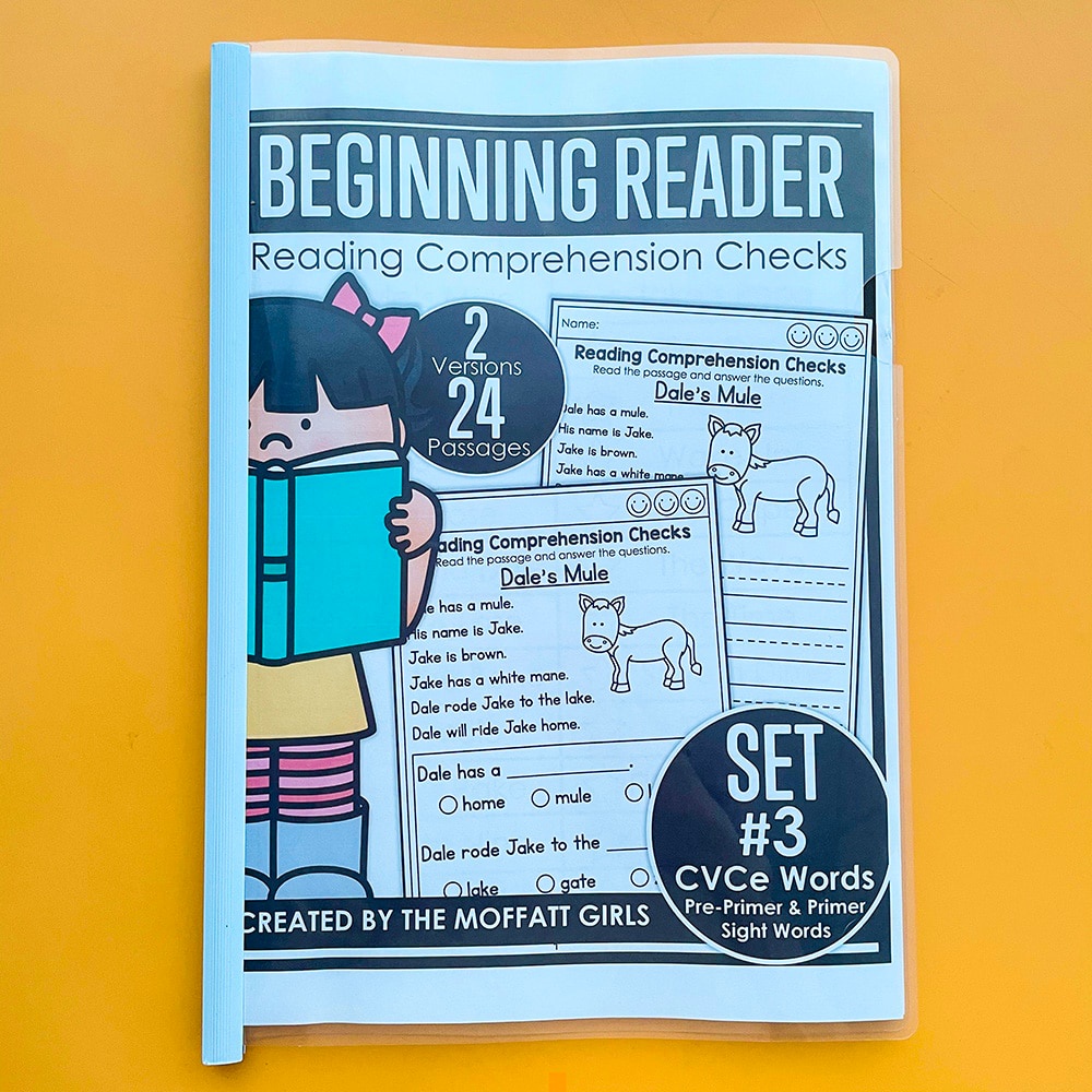 Begging Reader Reading Comprehension ChecksActivities Worksheets ...
