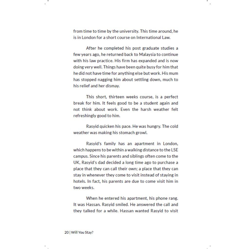 IMAN Publication - Will You Stay? A Novel by Norhafsah Hamid | will you ...