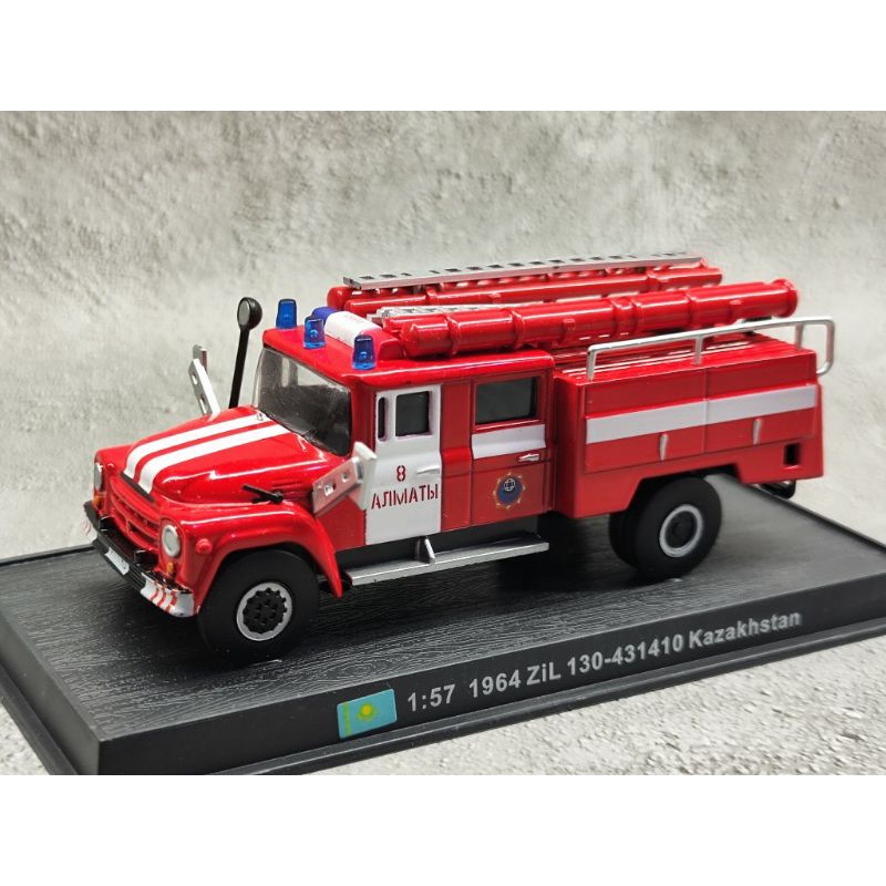 Zil 130 Fire Truck Kazakhstan 1:57 Amercom Bomba Penyelamat | Shopee ...