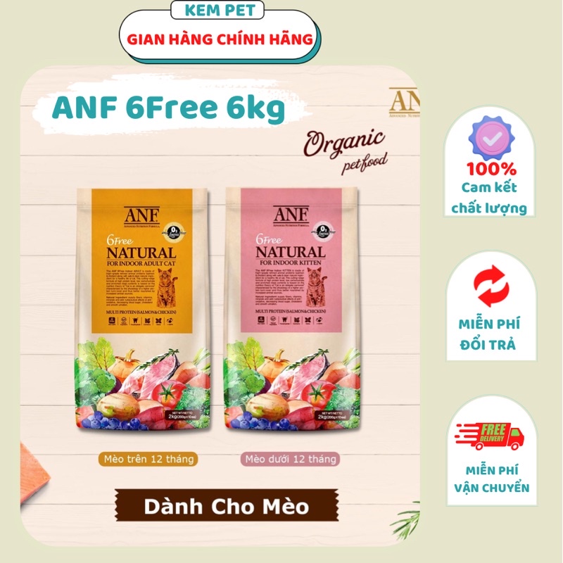 Anf 6Free Organic cat food, big bag, economical price, date November 2024 | Shopee Malaysia