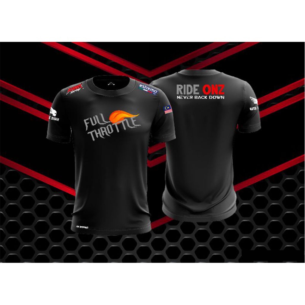 BAJU RIDE | BAJU MOTOR BAJU RIDER | RIDE ON MICROFIBRE JERSEY | Shopee ...