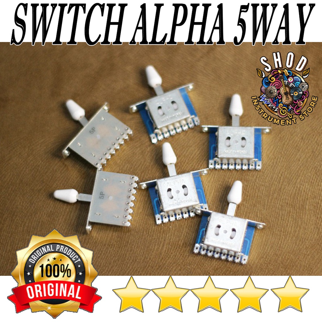 Alpha 3 way 5 way Guitar switch original & cortek switch 5 way 3 way ...