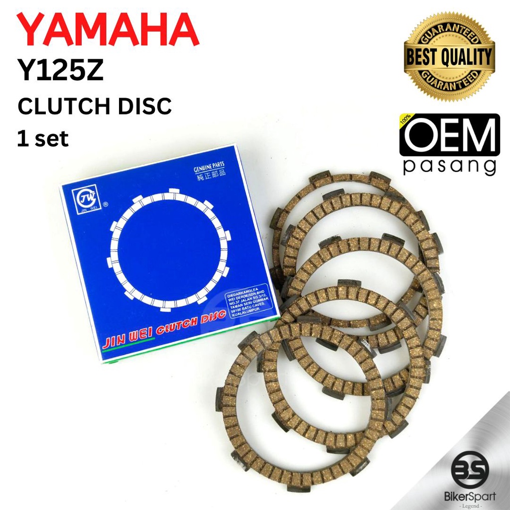 YAMAHA Y125Z DISC Clutch Plate Clutch Disc 1 set | Shopee Malaysia