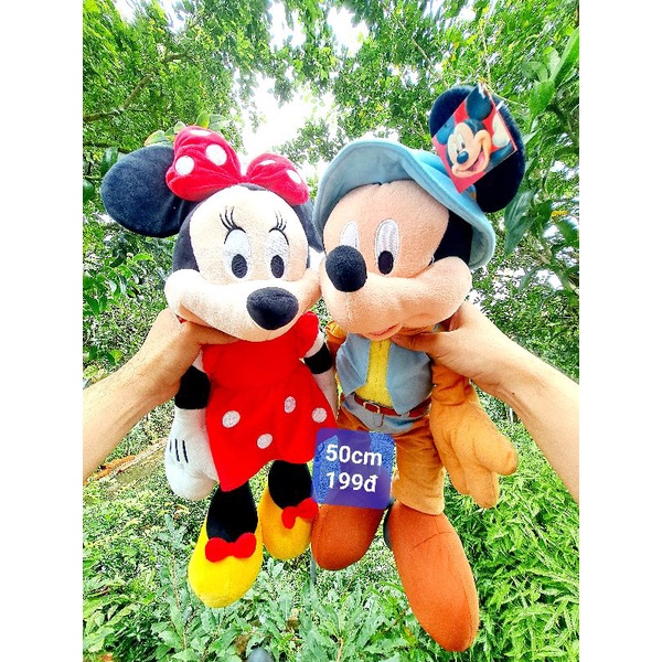 Cute Mickey and Minnie Mouse teddy bear size 30cm | Shopee Malaysia
