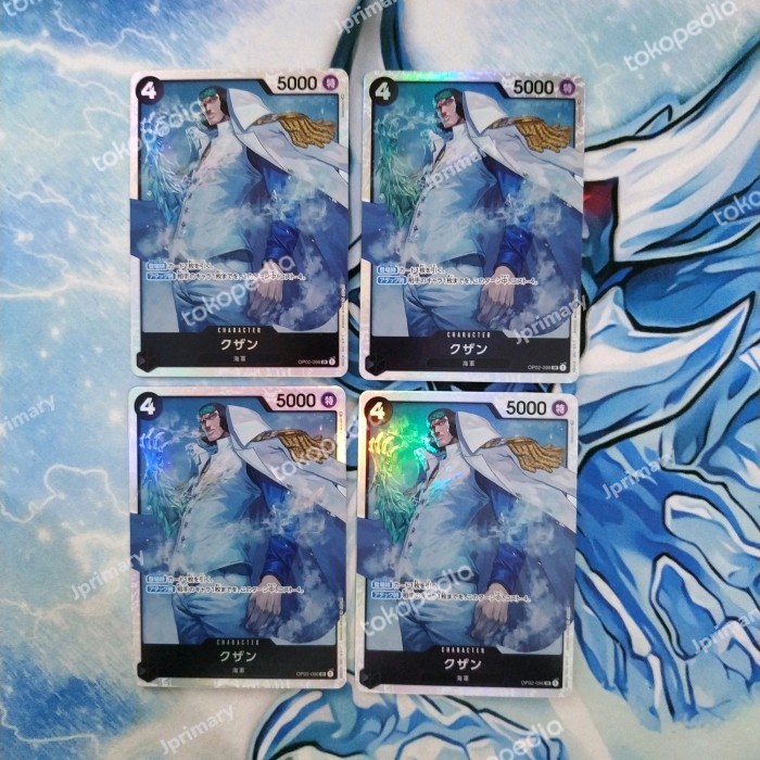 One piece tcg playset kuzan aokiji OP02-096 SR original | Shopee Malaysia