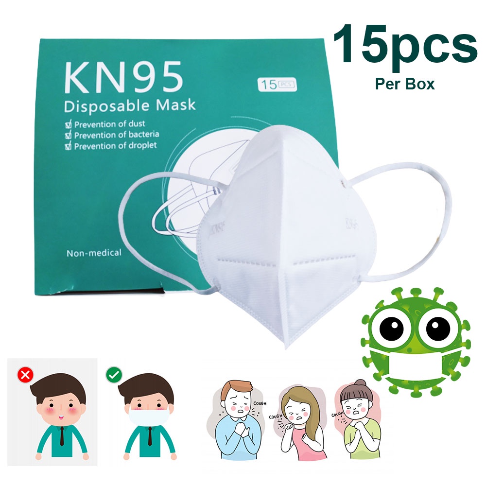 KN95 Disposable Mask ( 15pcs ) | Shopee Malaysia