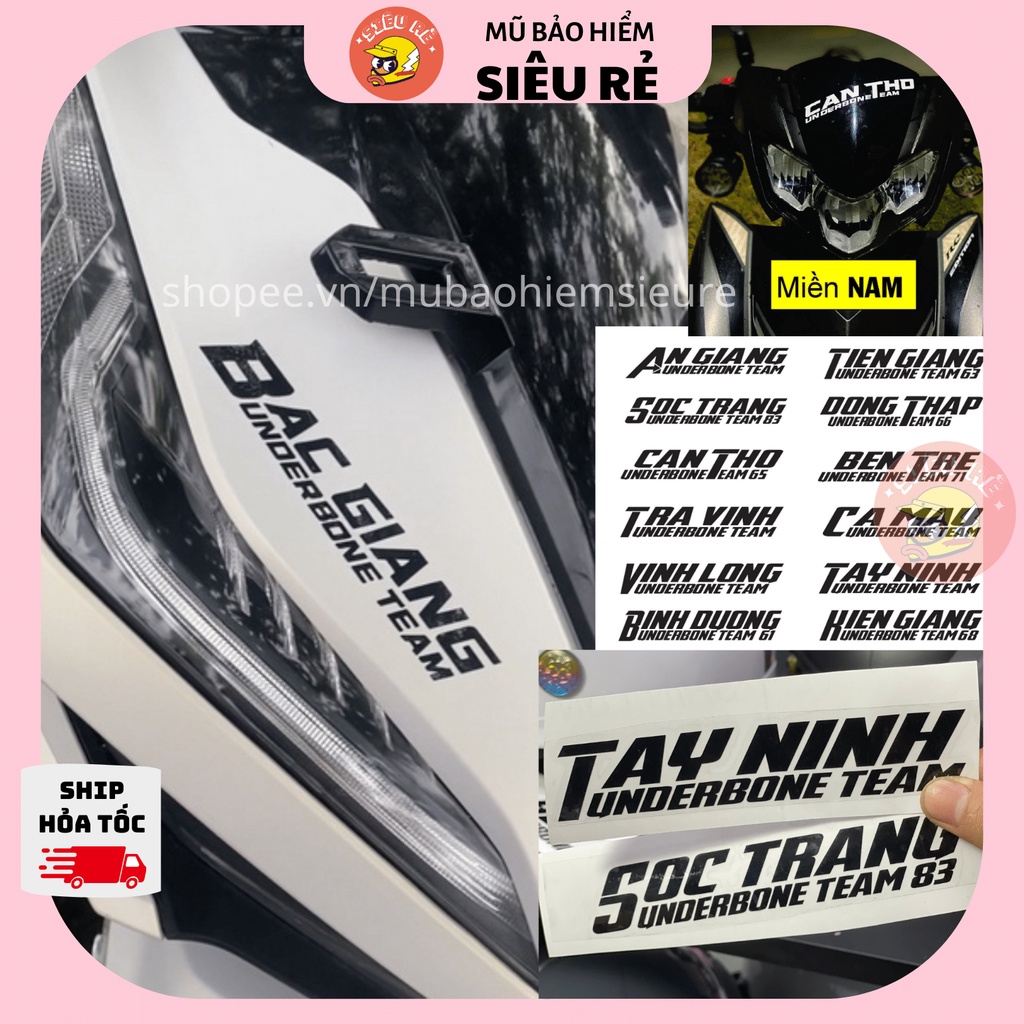 Super quality underbone car stickers for provinces and cities, Made to ...