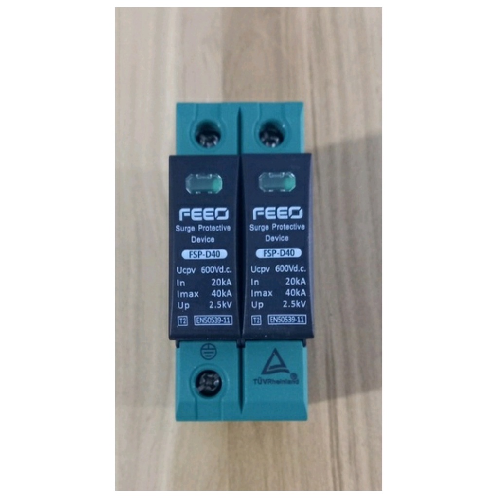 DC SPD 600v 2p Power Surge Protective Device FEEO Brand | Shopee Malaysia