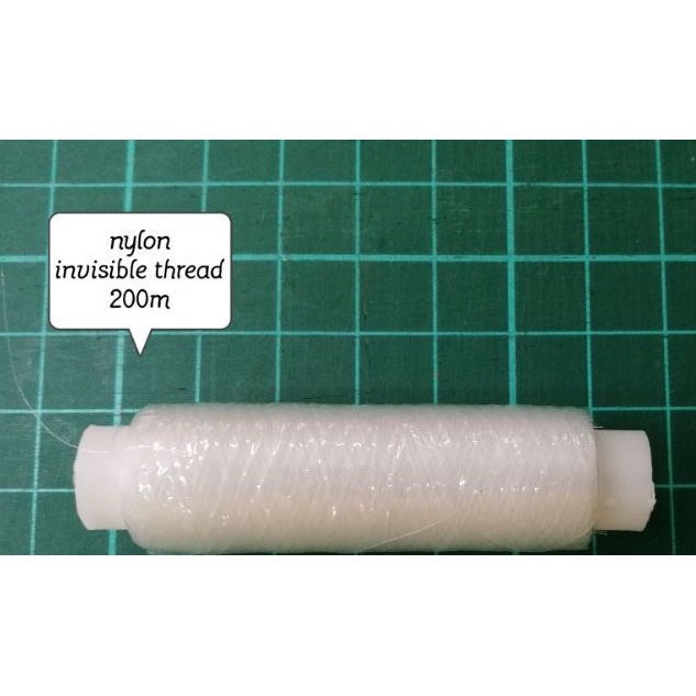 Benang Tangsi Lutsinar Nylon Transparent Thread 200m | Shopee Malaysia