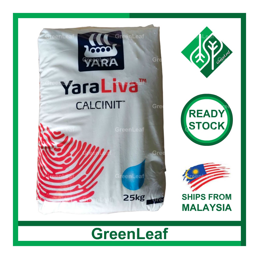 25KG YaraTera CALCINIT Calcium Nitrate Baja Fertilizer Fertiliser ...