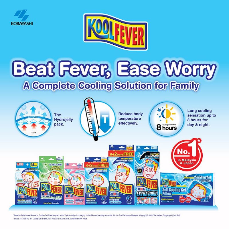 KOOLFEVER for sudden fever ( 12 sheets ) | Shopee Malaysia