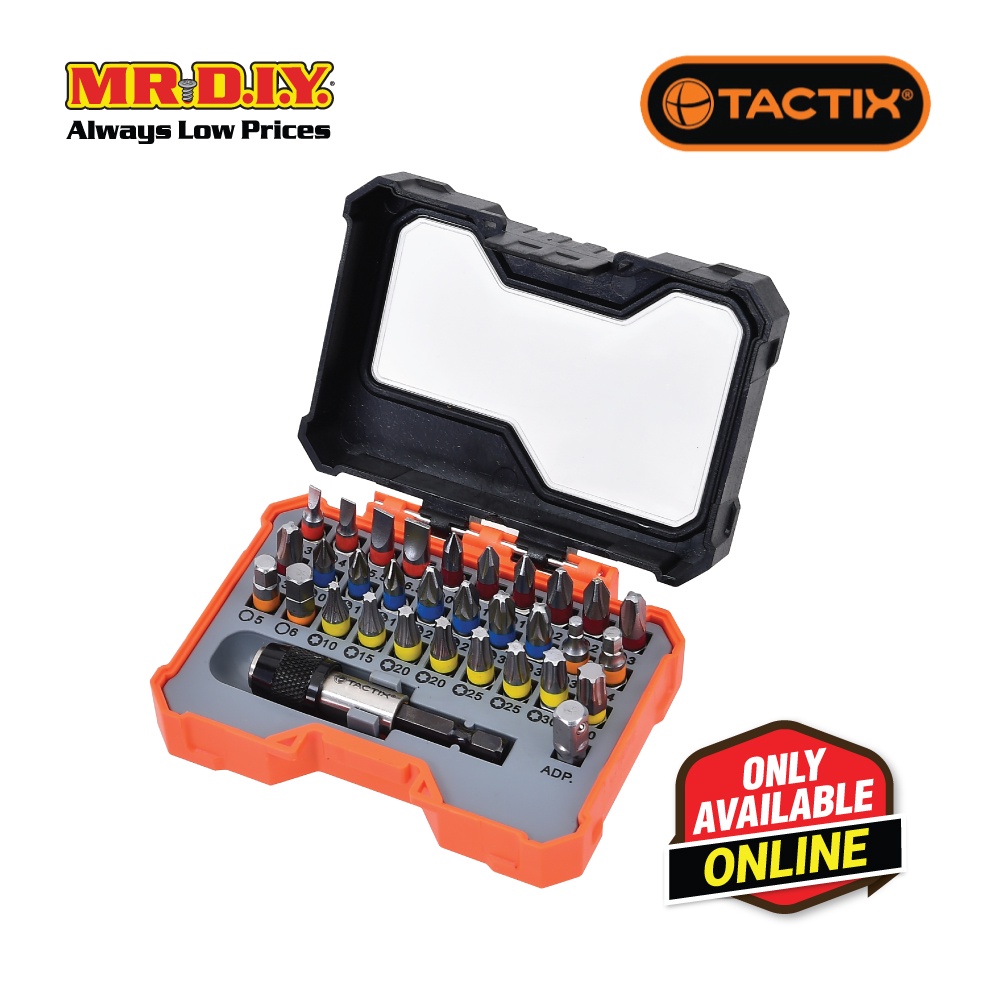 TACTIX Color Quick Change Driver Bit Set (32 pieces) | Shopee Malaysia