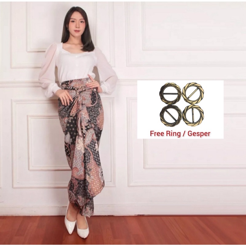 (50 Motifs) The Latest Modern Batik Lilit Skirt/Drawstring Skirt/Batik ...
