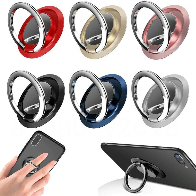 360° Rotatable Finger Ring Compatible with Phone Universal Car Mount ...