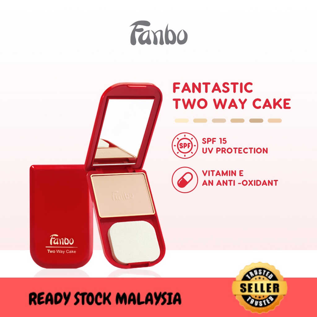 🔥FANBO🔥 Fantastic Two Way Cake| Bedak Compact_F-FB082 | Shopee Malaysia