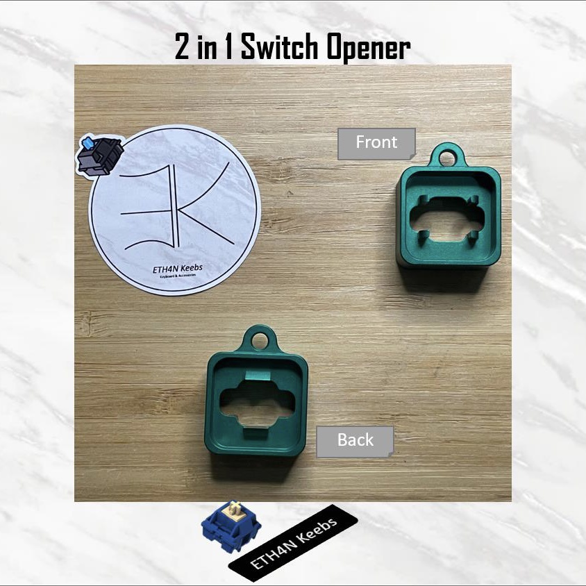 Switch Opener 2 in 1 CNC Aluminium Gateron KTT Cherry Outemu Leobog Kailh Switches | Shopee Malaysia