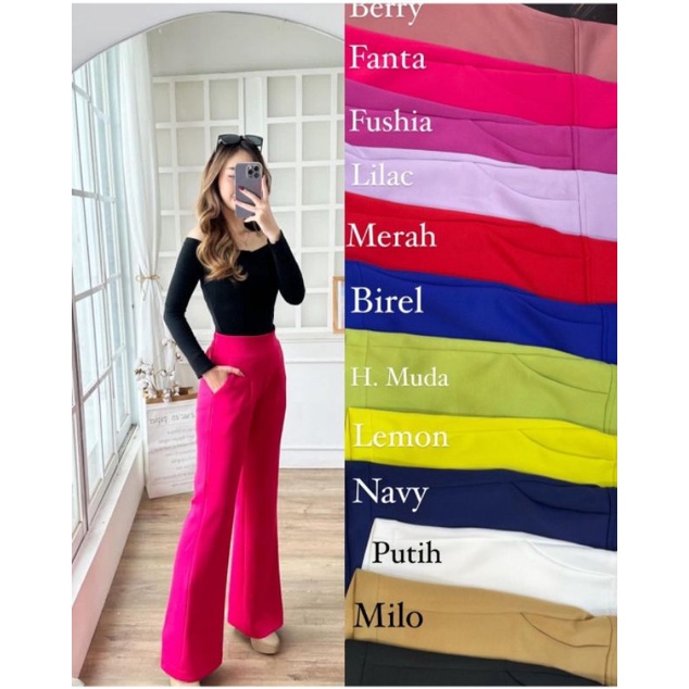 Prenium scuba bray cut pants (fine scuba) | Shopee Malaysia