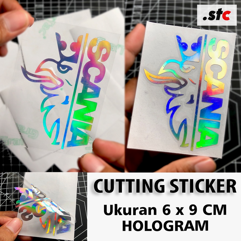 (content 04) Scania Cutting Hologram stickers, car emblem stickers ...