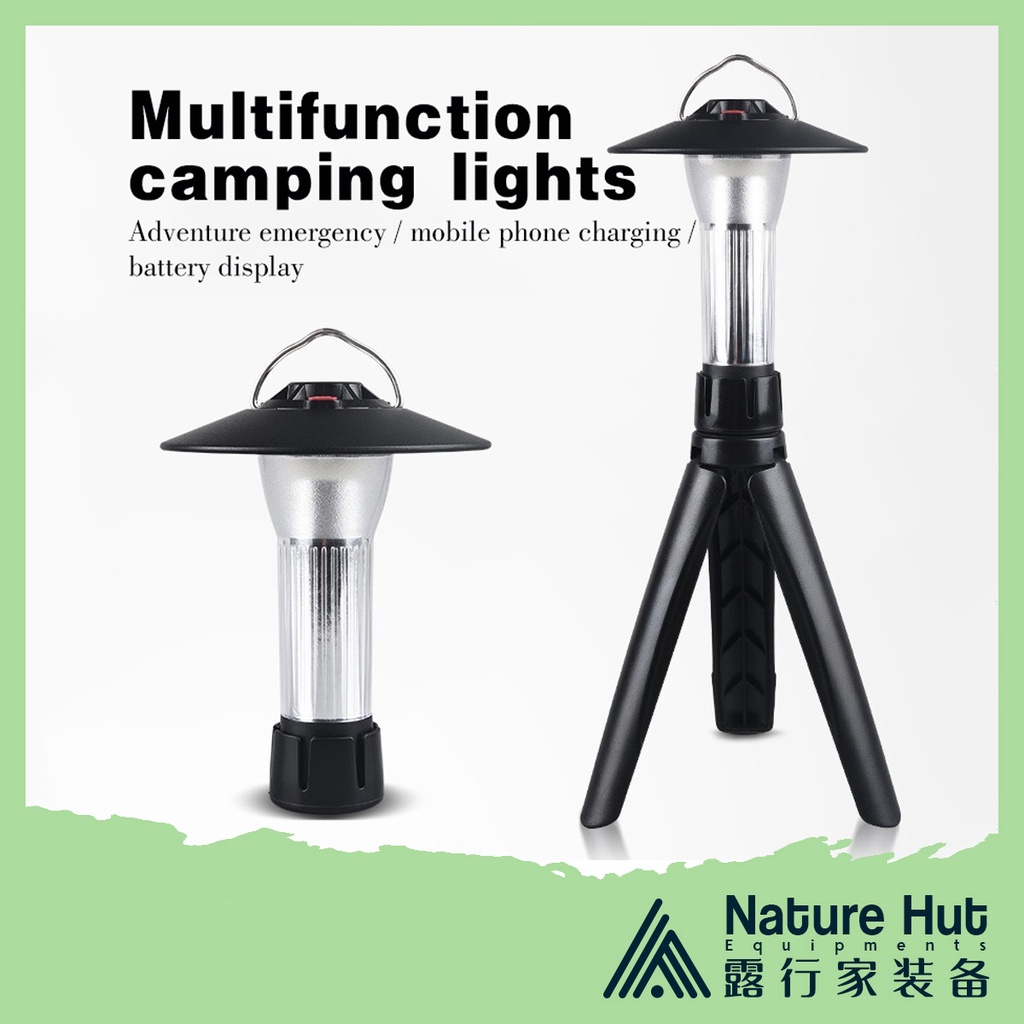 Mini Lighthouse Camping Lights LED Flashlight USB Rechargeable Lantern ...