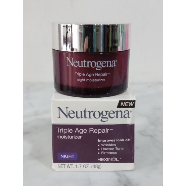 Neutrogena Triple Age Repair Night Moisturizer 50ml | Shopee Malaysia