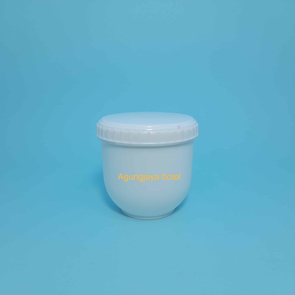 PUTIH White 100gr Scrub Pot/Plastic Pot/Plastic Scrub Pot/Purbasari ...