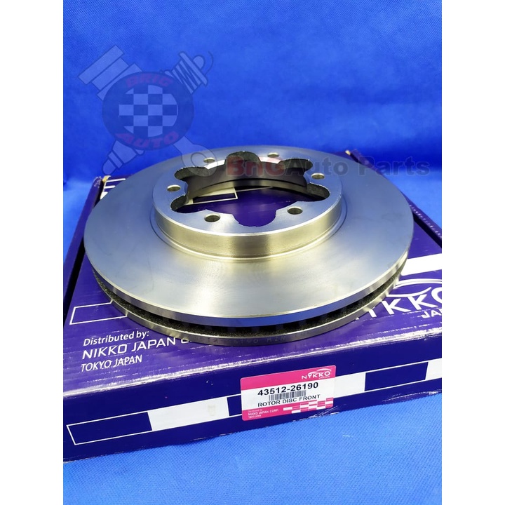 Toyota Hiace 2005-2018 Front Disc Plate/Rotor disc NIKKO (Sold per ...