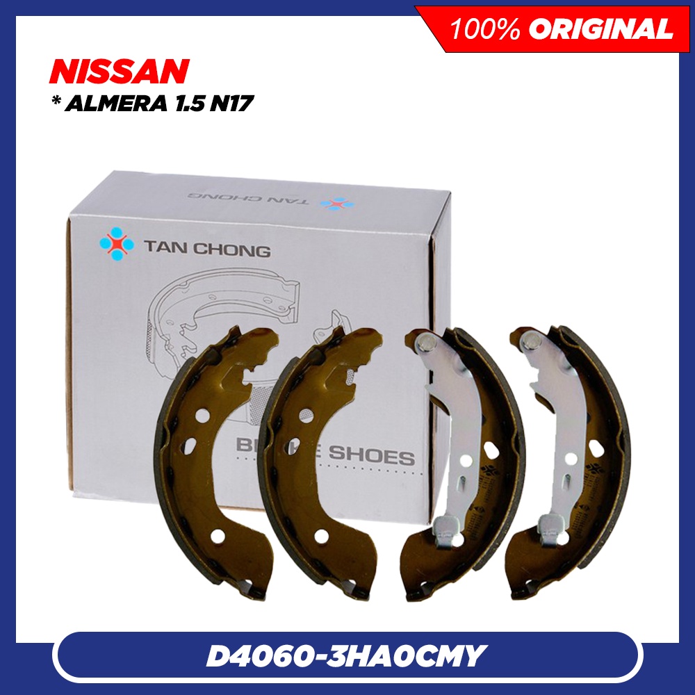 NISSAN TAN CHONG BRAKE SHOE REAR - Nissan Almera D4060-3HA0CAP | Shopee Malaysia
