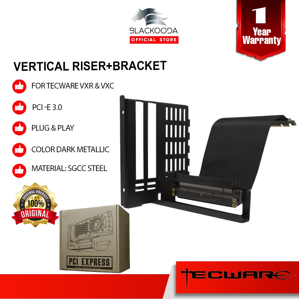 TECWARE VXR Vertical GPU Mounting Bracket + Riser Card / Tecware VXL ...