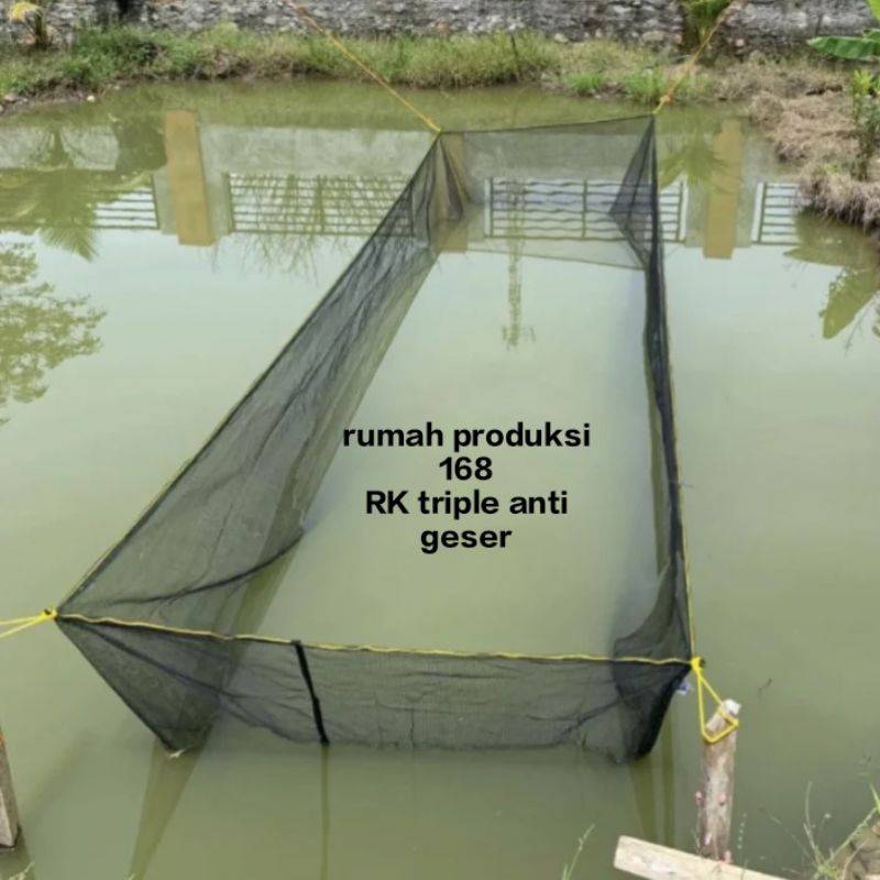 Fish waring Cages 1m x 4m x 1.1m Floating Net Cages Fish Pond Fish Pond ...