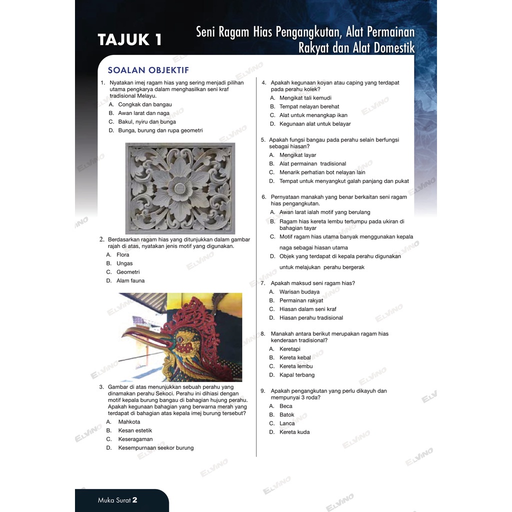 MODUL REFLEKSI PENDIDIKAN SENI VISUAL TINGKATAN 2 PSV BUKU RUJUKAN ...